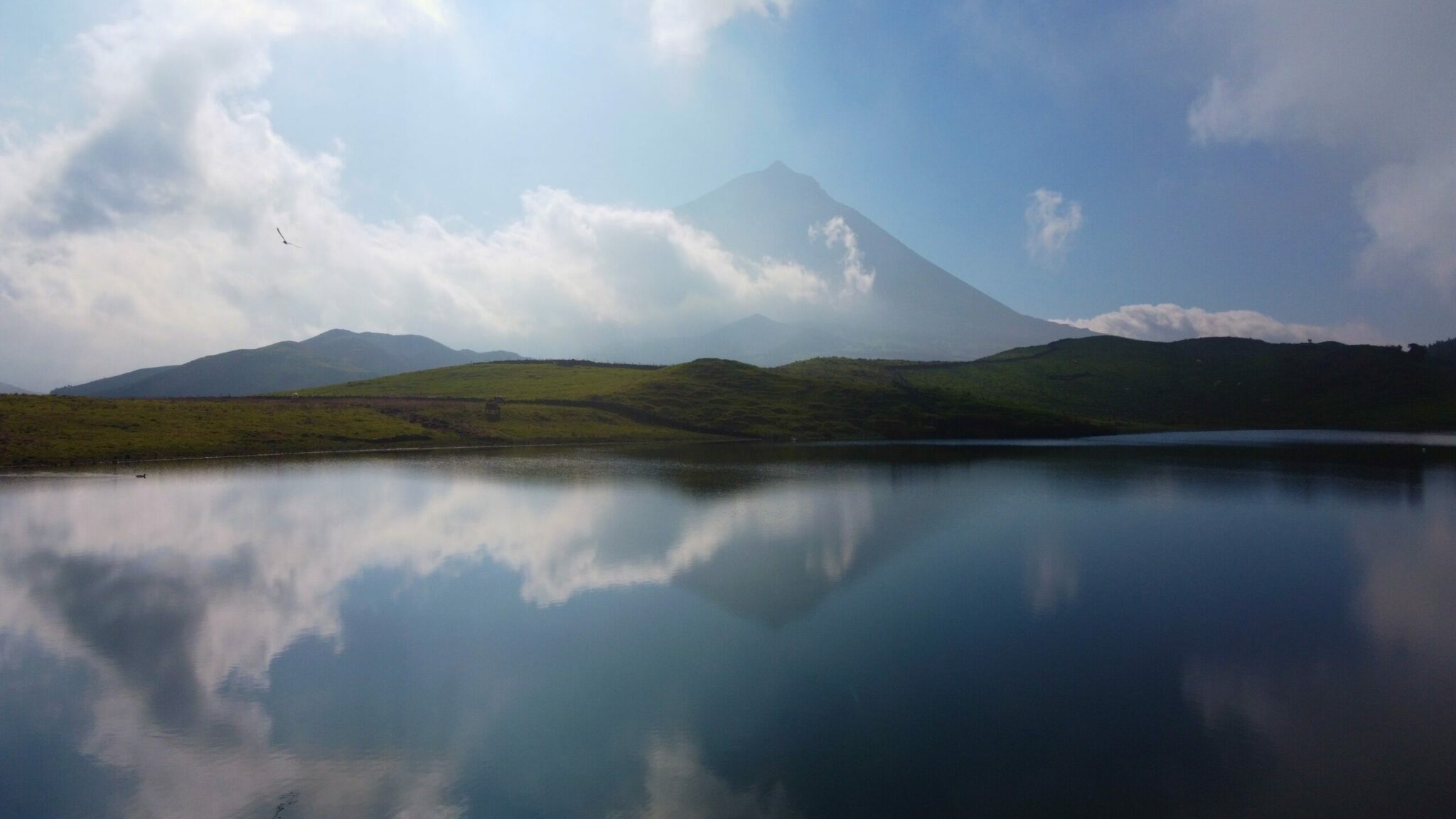 The sun sets over Capelo in Faial, Azores Islands | Guide to the Azores